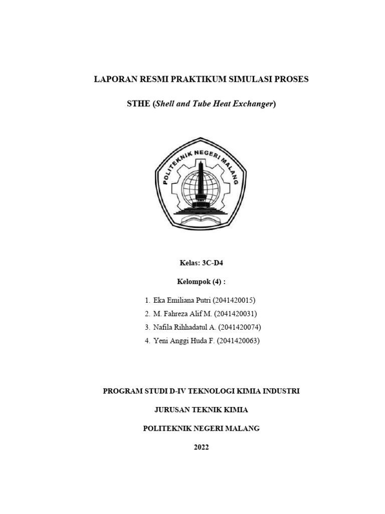 Praktikum STHE: Analisis Perpindahan Panas | PDF
