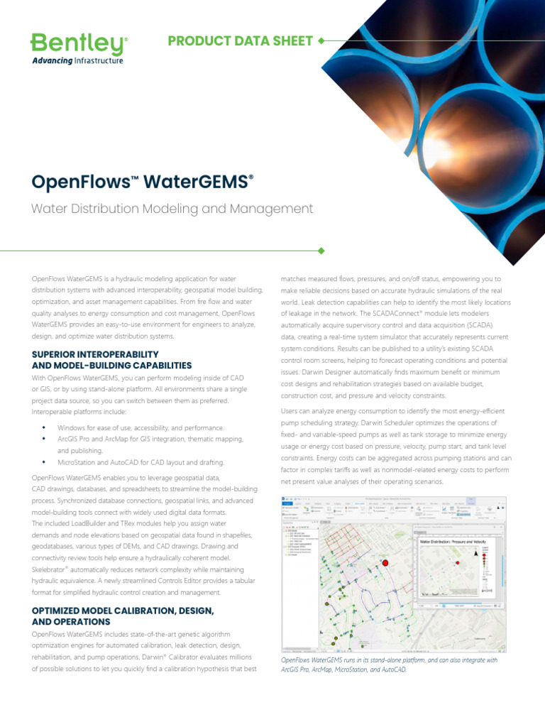 Module PDS WaterGEMS LTR EN HR | PDF