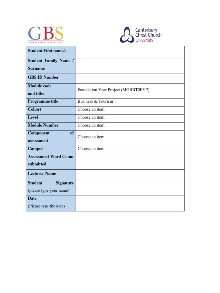Shayesta Hayath Foundation Year Project (MGBBT0FYP) At | PDF