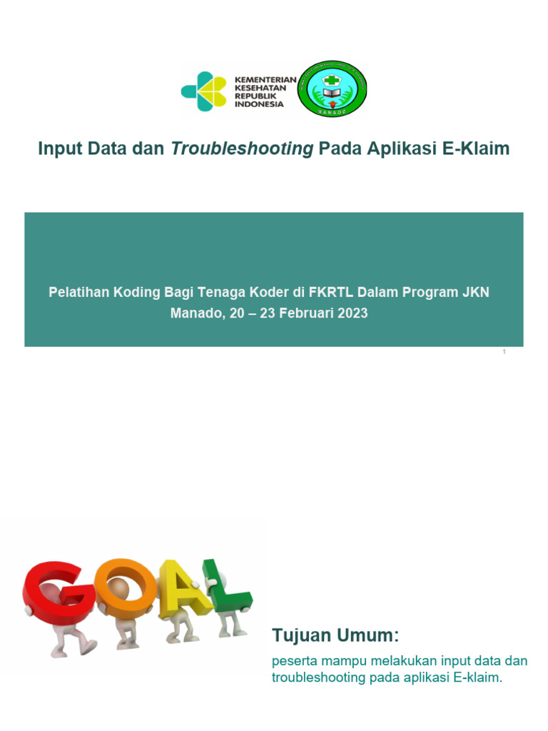 Input Data Dan Troubleshooting Pada Aplikasi E-Klaim | PDF