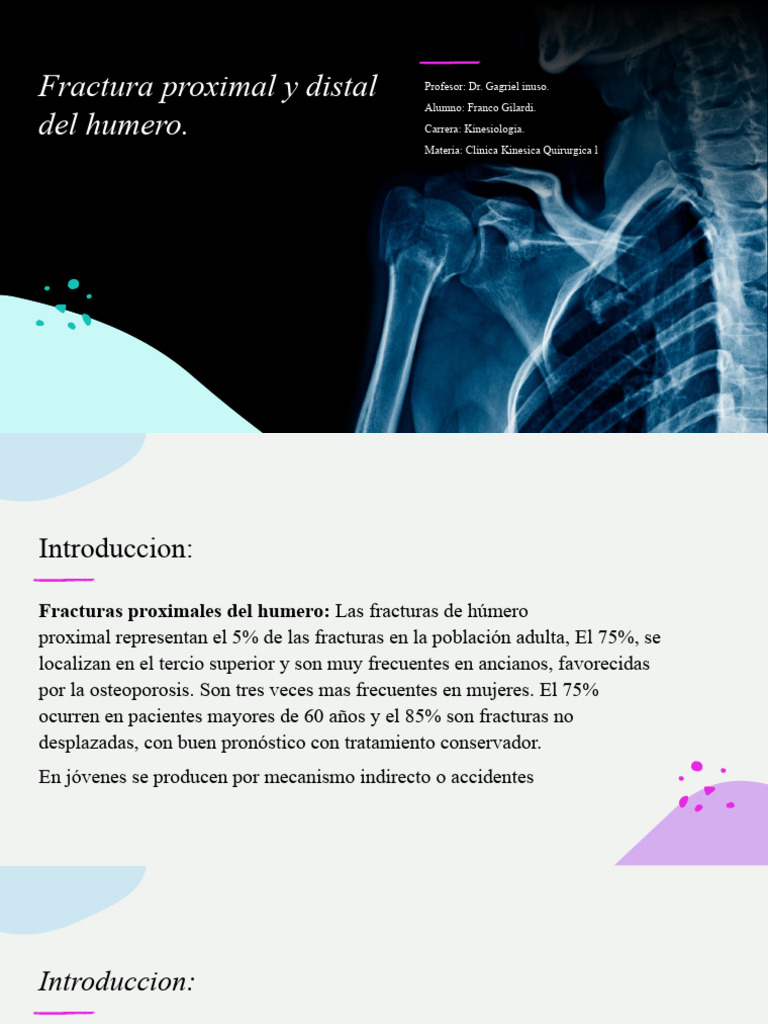 Humero Proximal y Distal | PDF