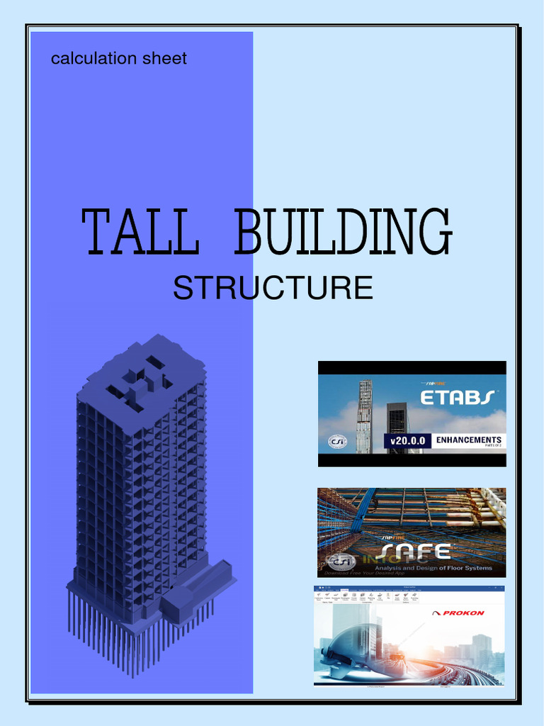 Dr-Majid Albana Calculation Sheet Tall Building | PDF | Mechanics ...