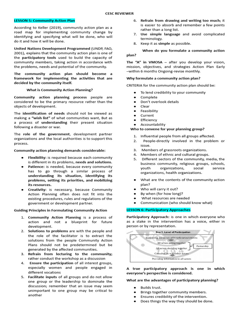 Reviewer in Cesc - Periodical Test - 4TH Quarter | PDF