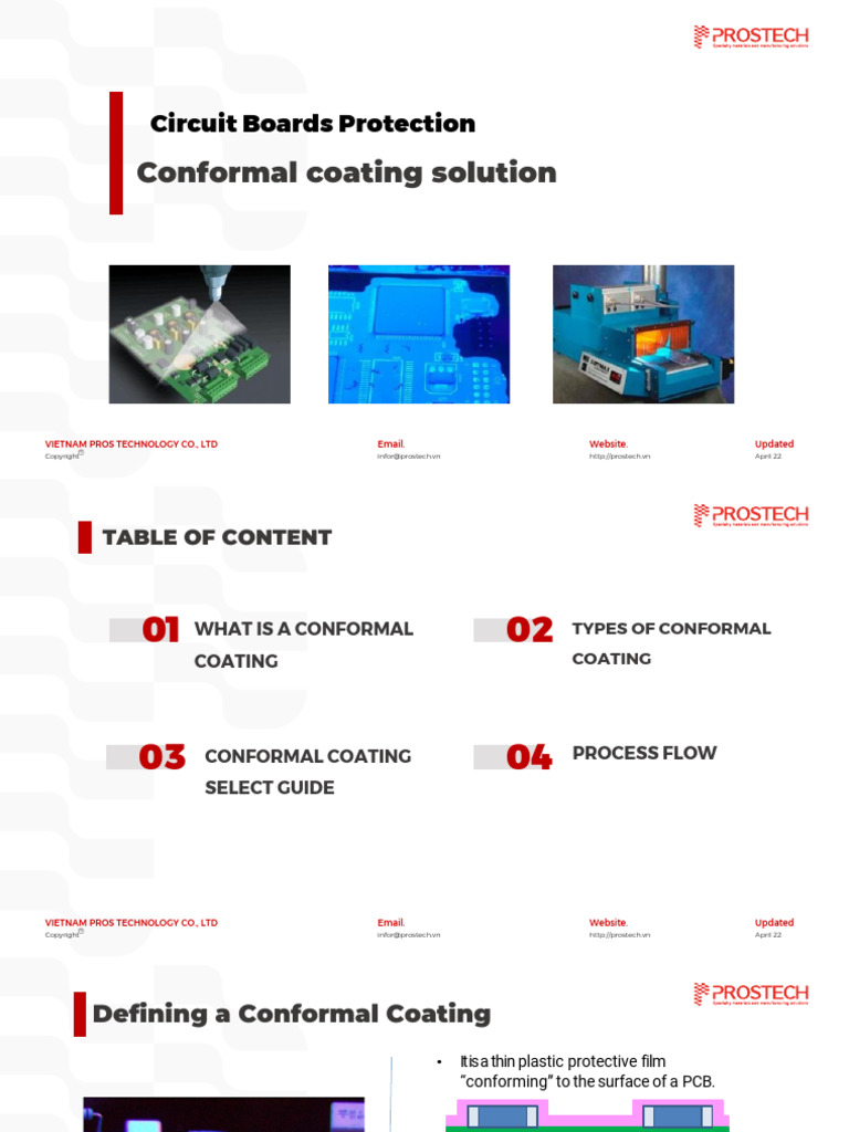 CONFORMAL COATING SOLUTION | PDF