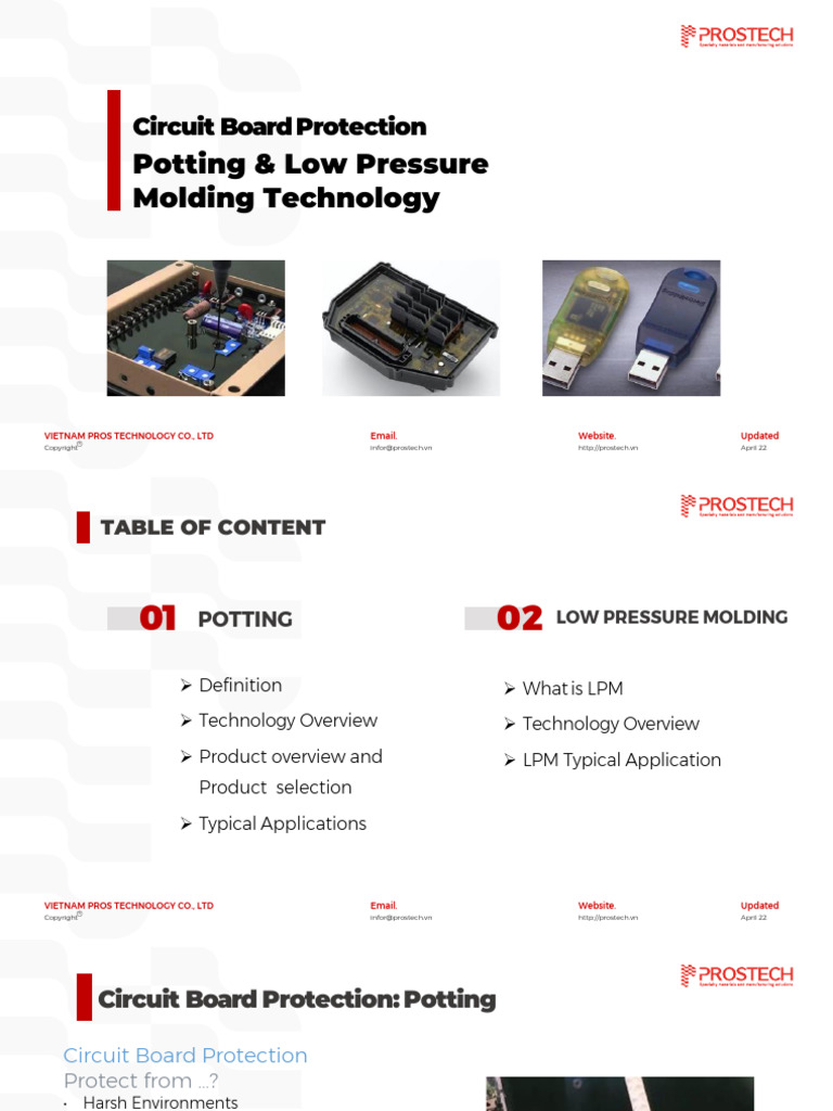 Potting and Low Pressure Molding PDF | PDF | Printed Circuit Board ...