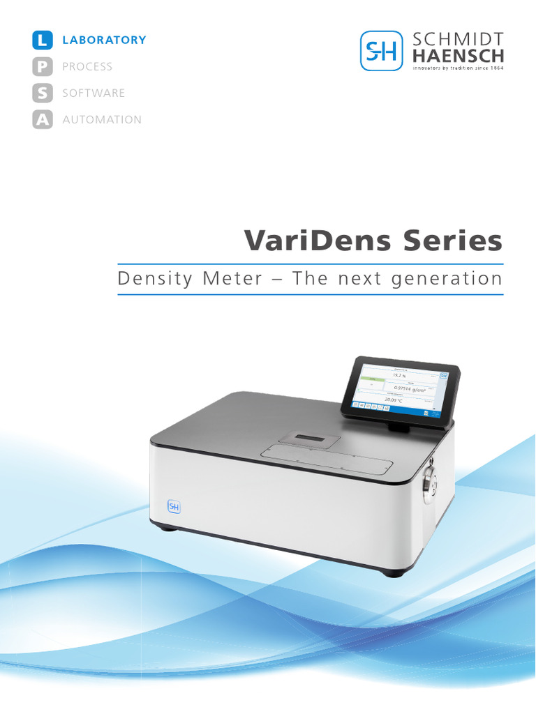 Density Meters SH - VariDens - Data-Sheet - ENG - 0523 | PDF | Density | Physical Quantities