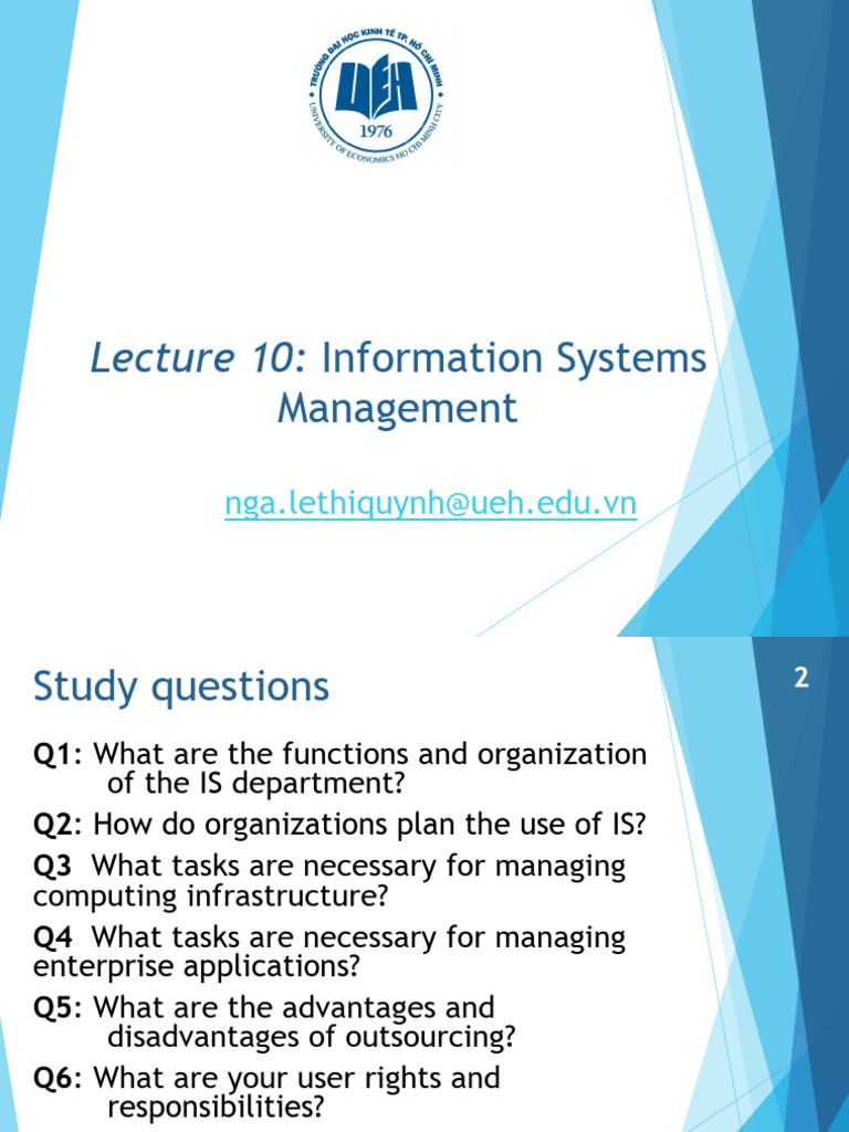 10 - Information Systems Management | PDF