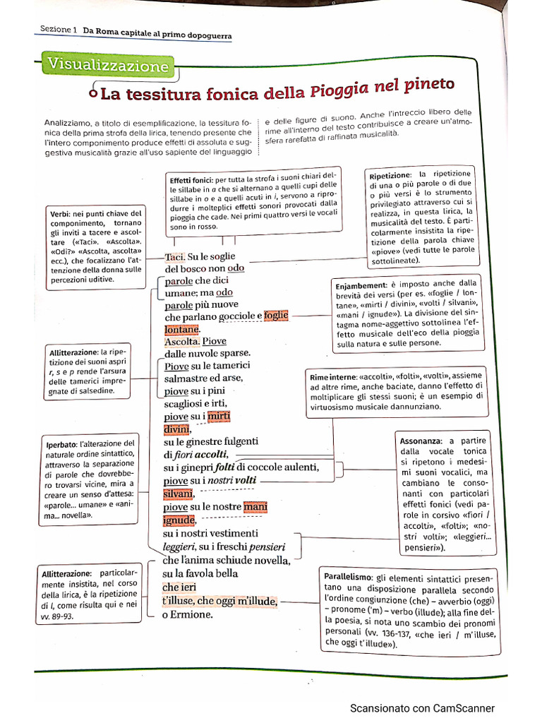 LA PIOGGIA NEL PINETO | PDF