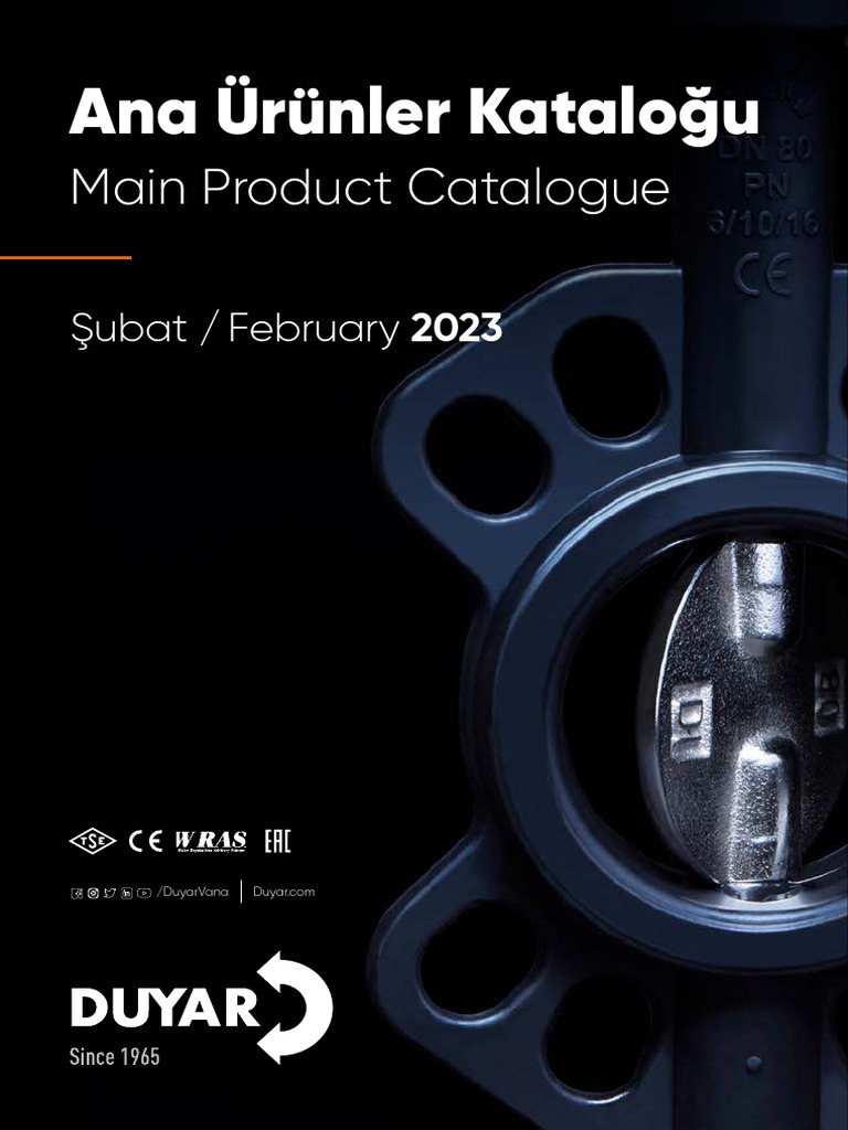 Duyar Vana Main Product Catalogue | PDF