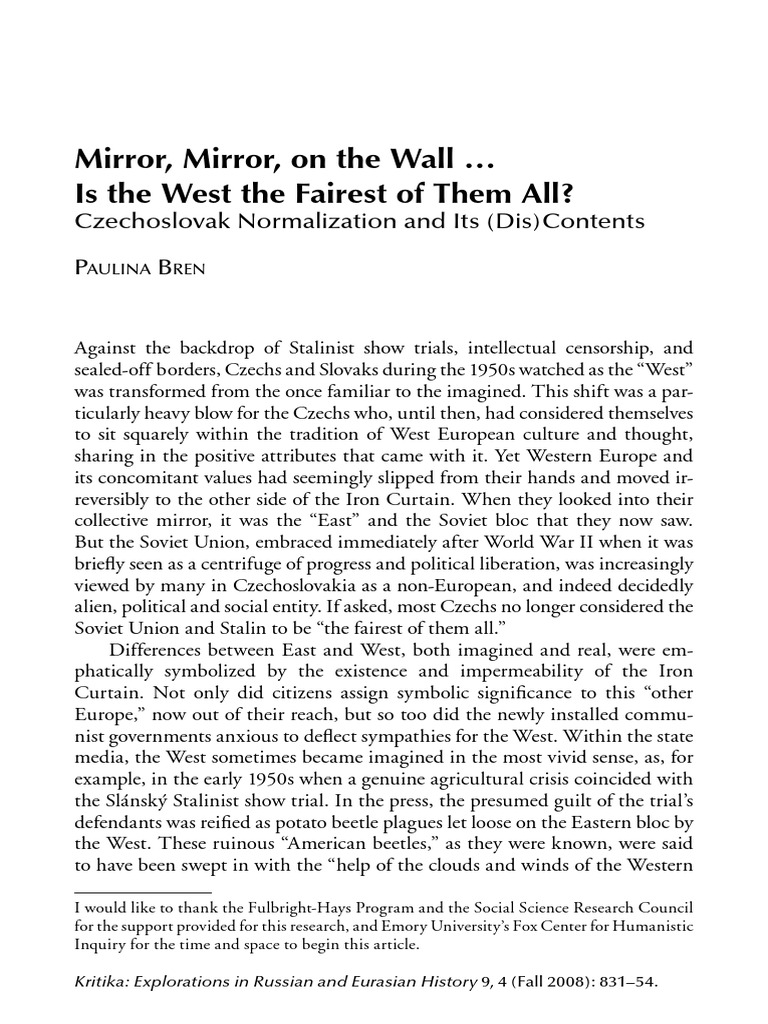 Paulina Bren, Mirror, Mirror, On The Wall | PDF