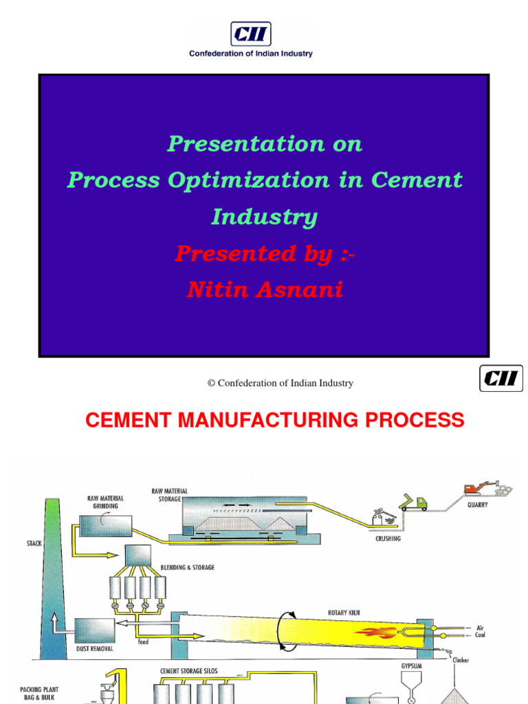 Cement Manufacturing Process Optimization | PDF | Combustion | Materials