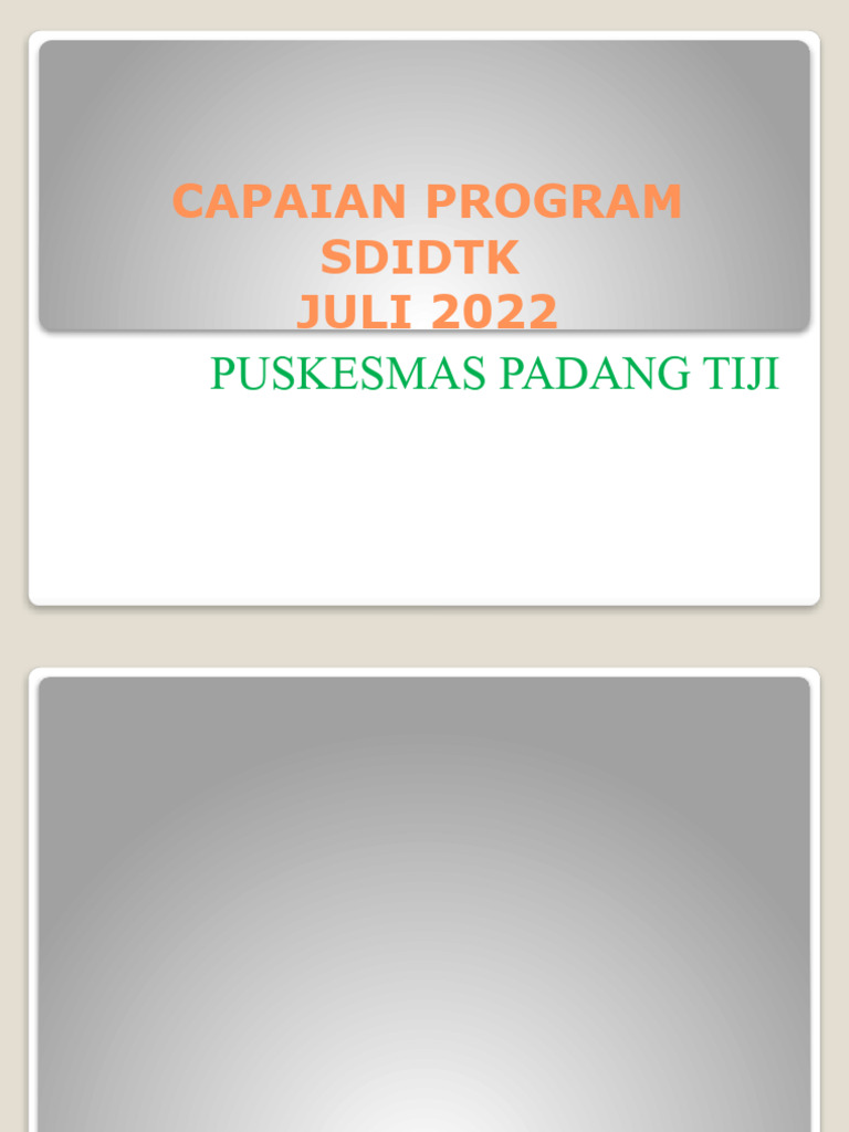 Presentasi Lokmin Sdidtk Jan 2022 | PDF