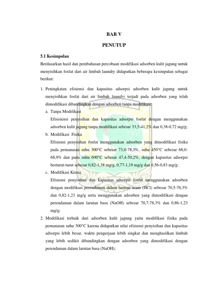 BAB 5 Penutup | PDF