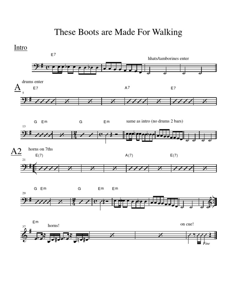 These Boots Are Made For Walking | PDF