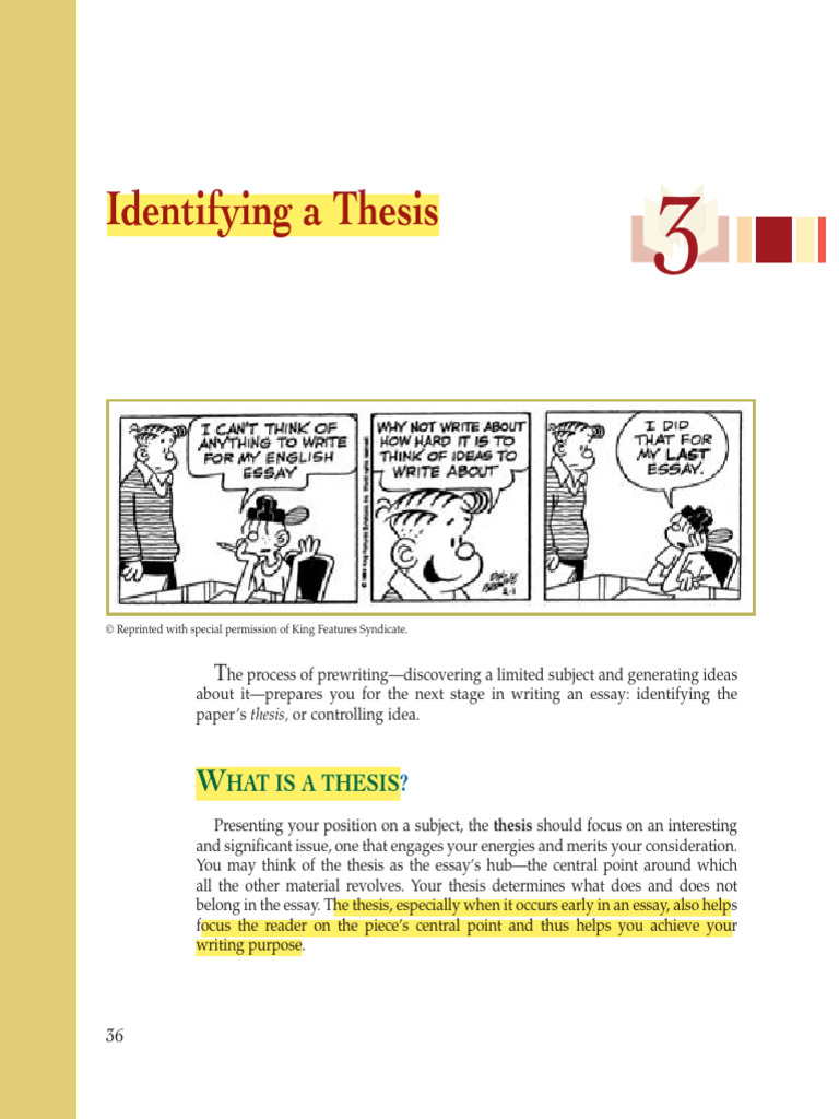 How to Identify an Effective Thesis | PDF