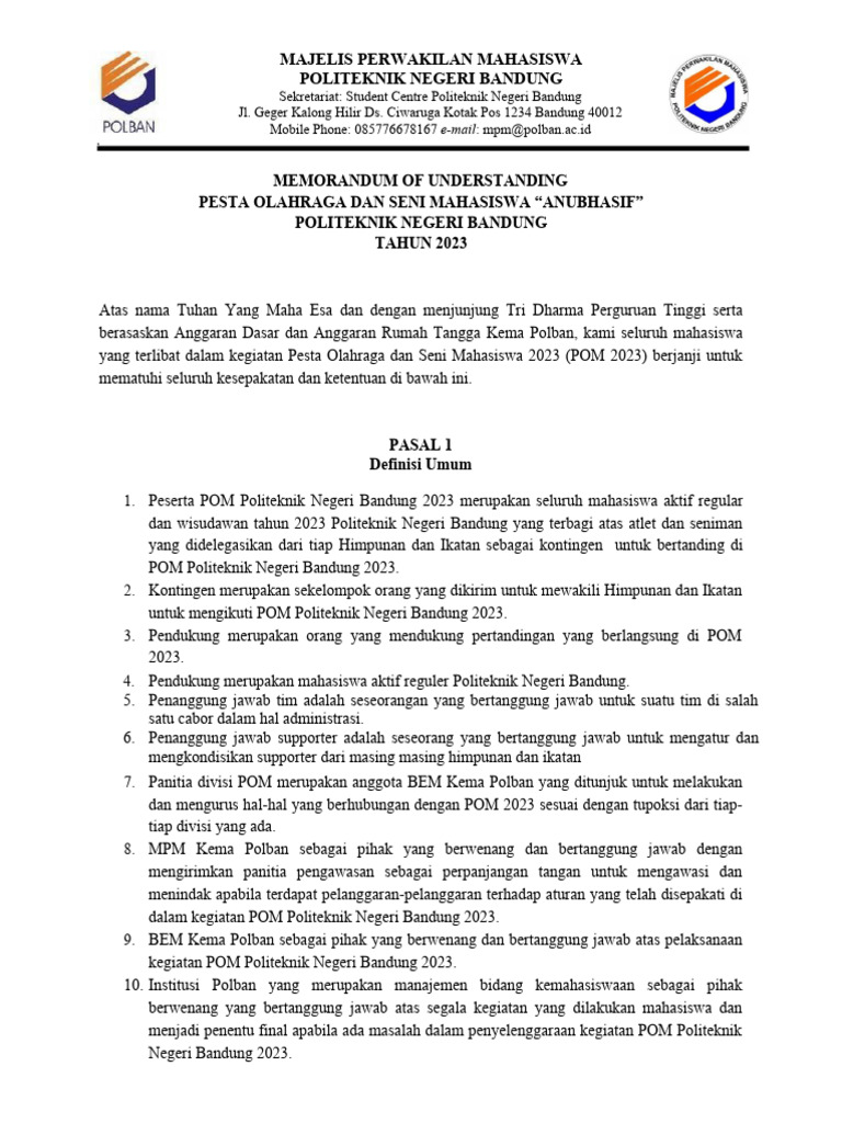TTD Mou Pom | PDF