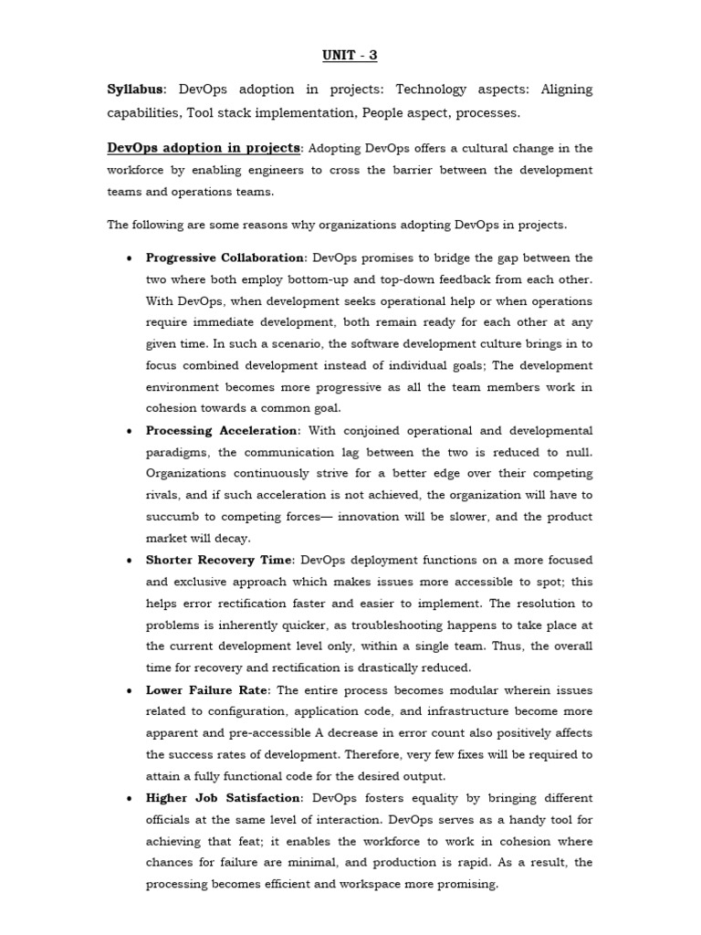 R20 IT 4-1 - DevOps - UNIT - 3 | PDF