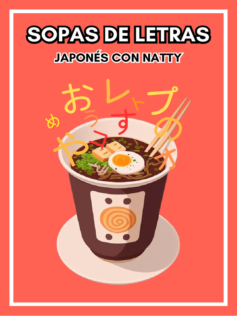 Vocabulario Japonés en Sopas de Letras | PDF