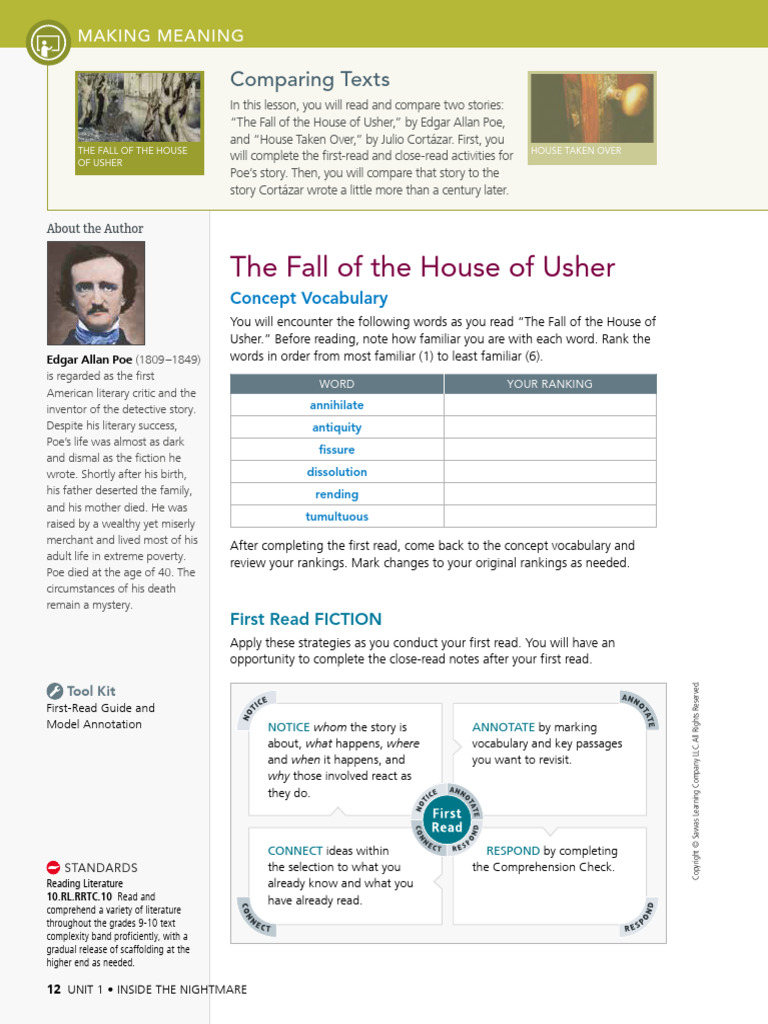 The Fall of The House of Usher | PDF