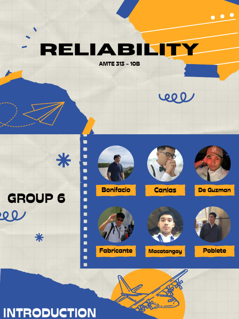 Reliability: AMTE 313 - 10B | PDF