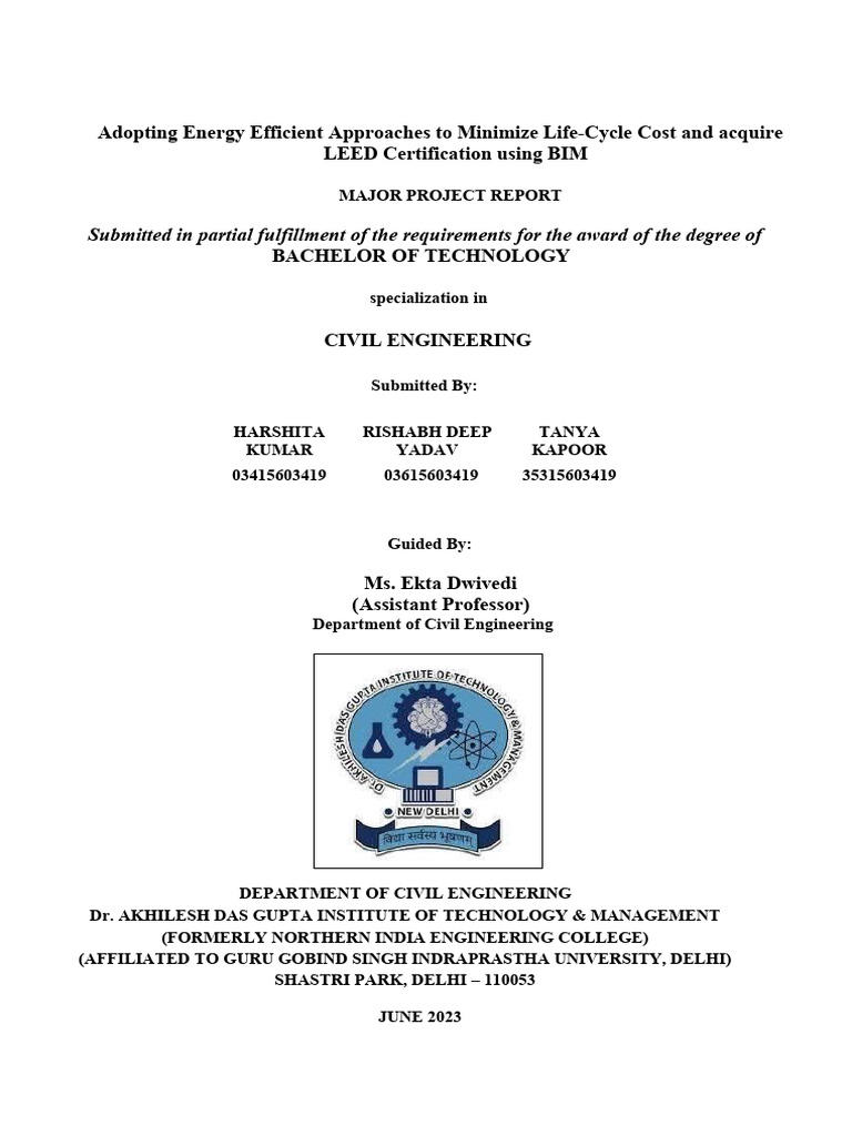 Final Report Group 24 Leed Lcca | PDF