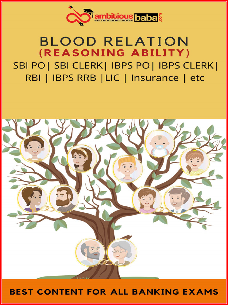 Blood Relation Questions and Answers PDF | PDF
