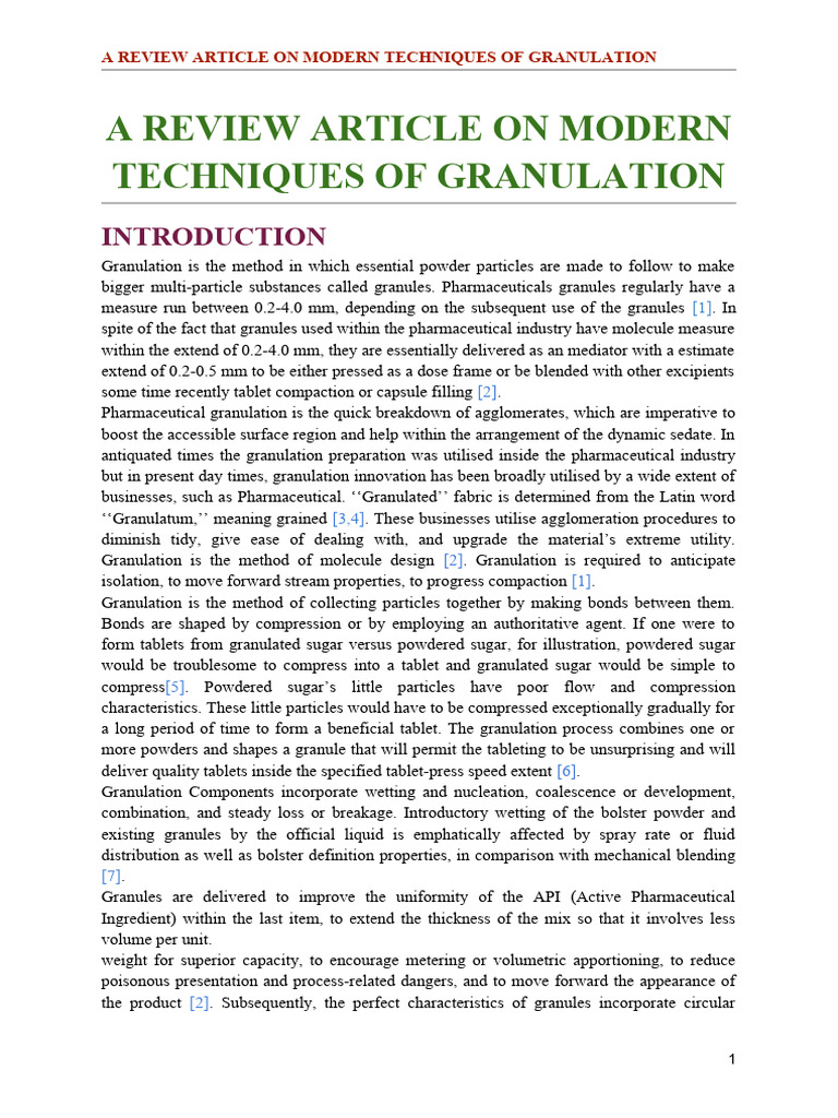 Review Article 1 | PDF