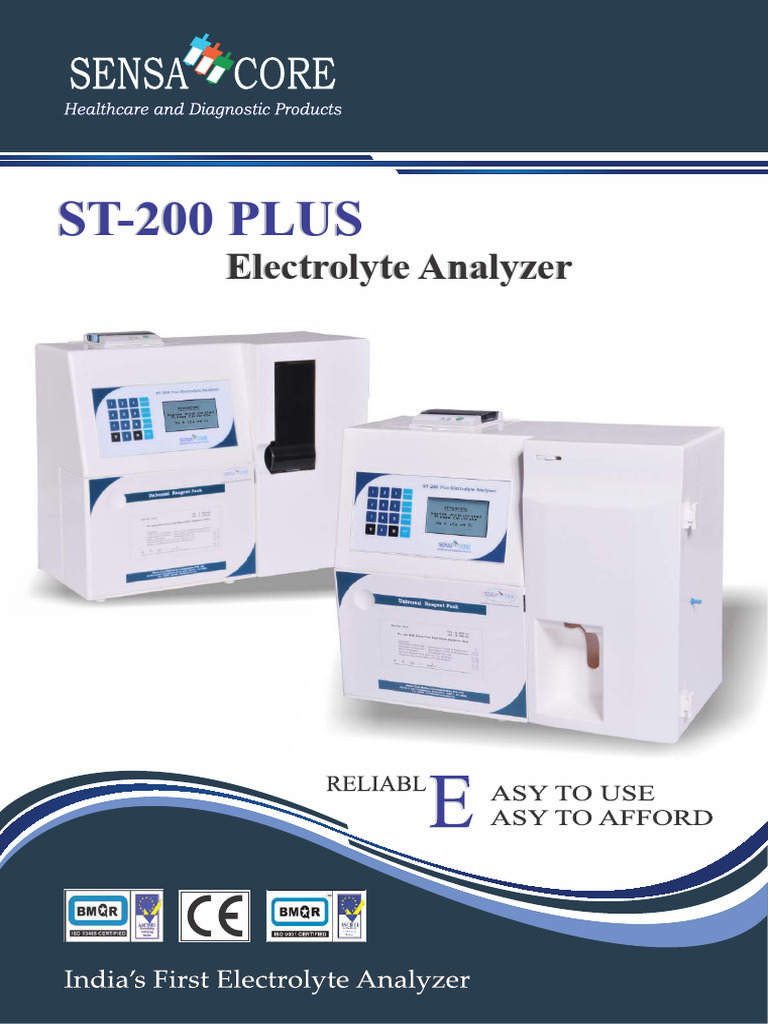 سينسا-كور-لتحليل-الأملاح-ISE-Electrolyte-Analyzer-Sensa-Core-ST-200 ...
