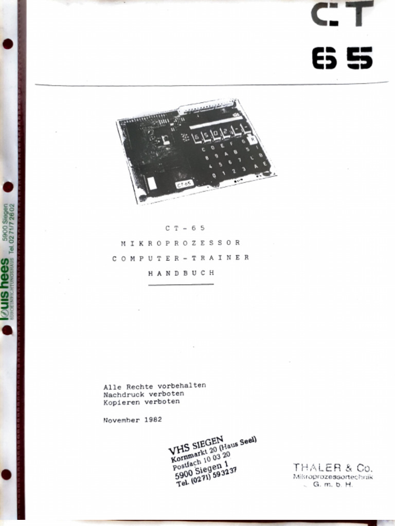 CT-65_Manual | PDF
