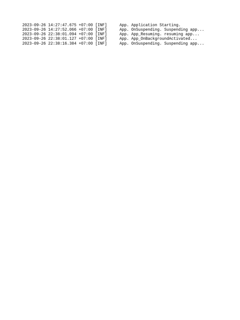 GCC Log Information 20230926 | PDF