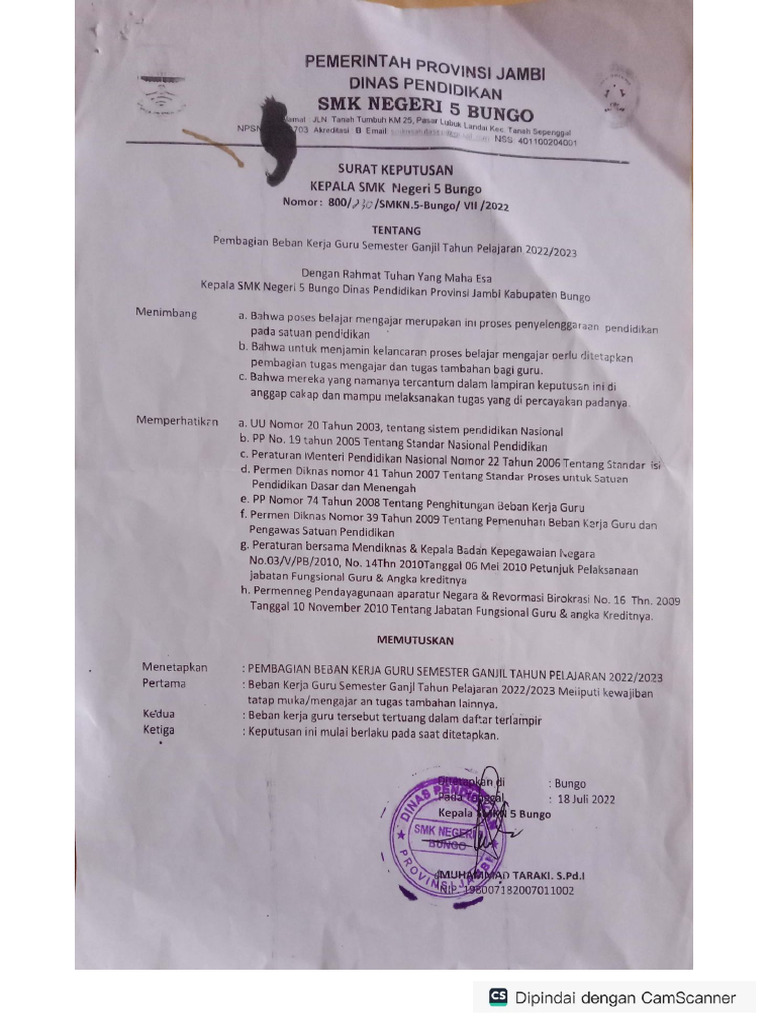 Beban SK 23 Dan 24 | PDF