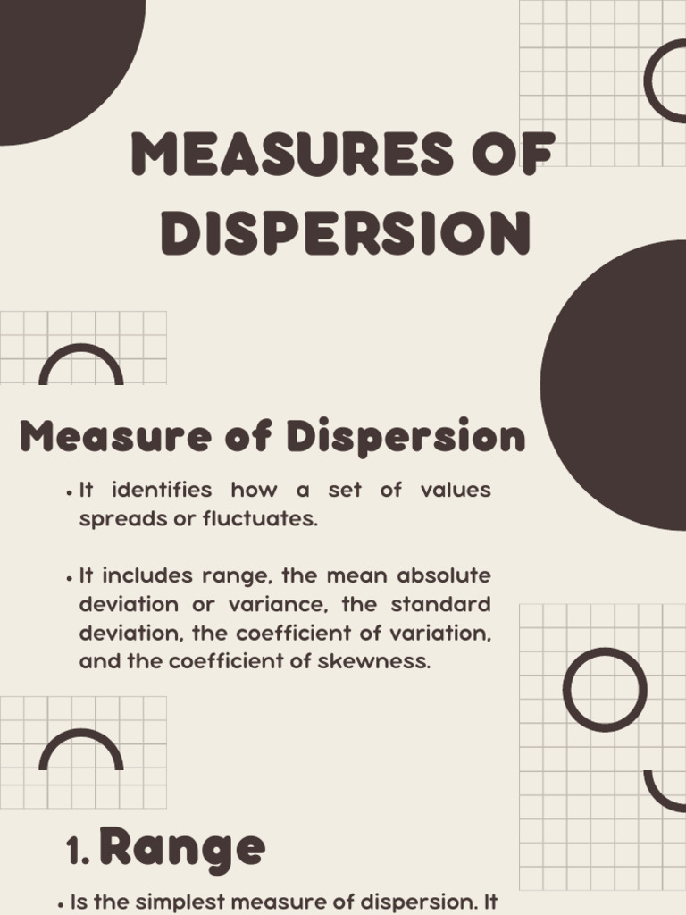 Measures of Dispersion | PDF