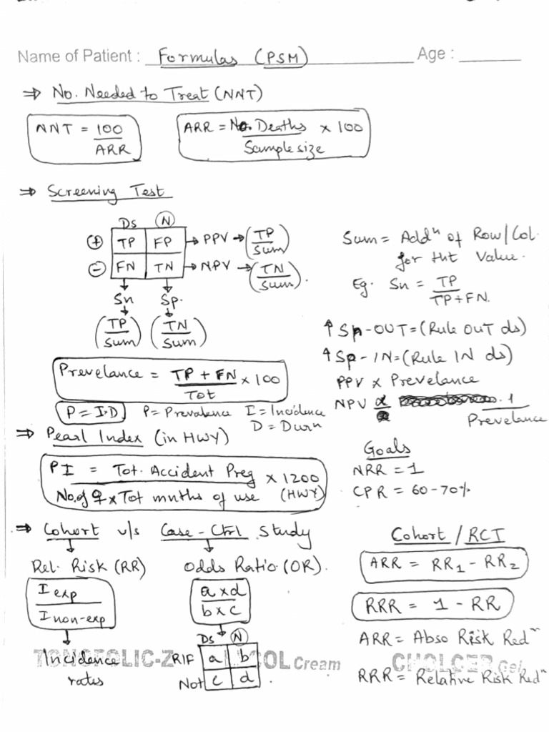 All formulaes | PDF
