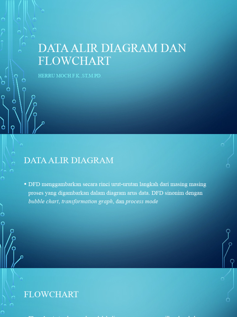 Data Alir Diagram Dan Flowchart | PDF