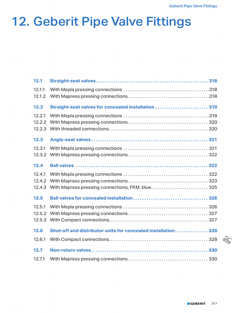 12 - Geberit Pipe Valve Fitting | PDF