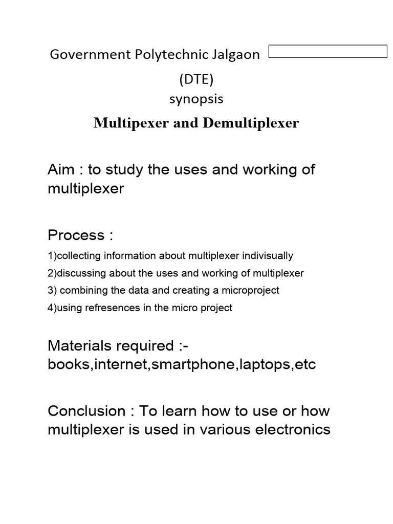 DTE Synopsys | PDF