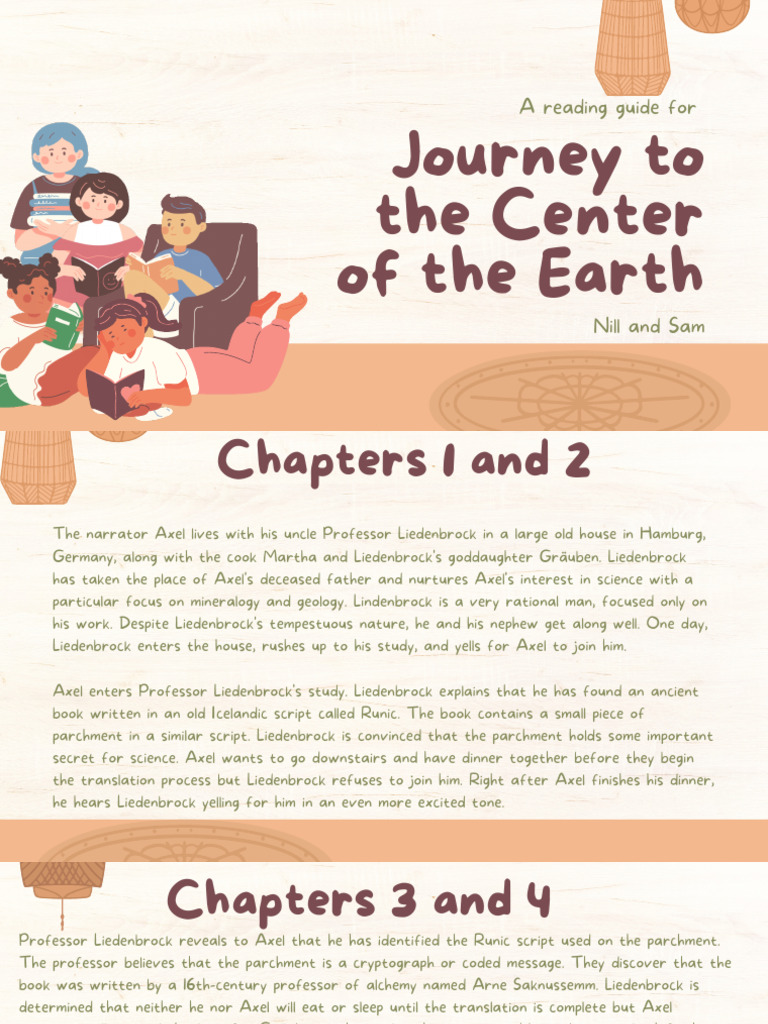 Full Reading Guide Journey To The Center of The Earth | PDF | Journey ...