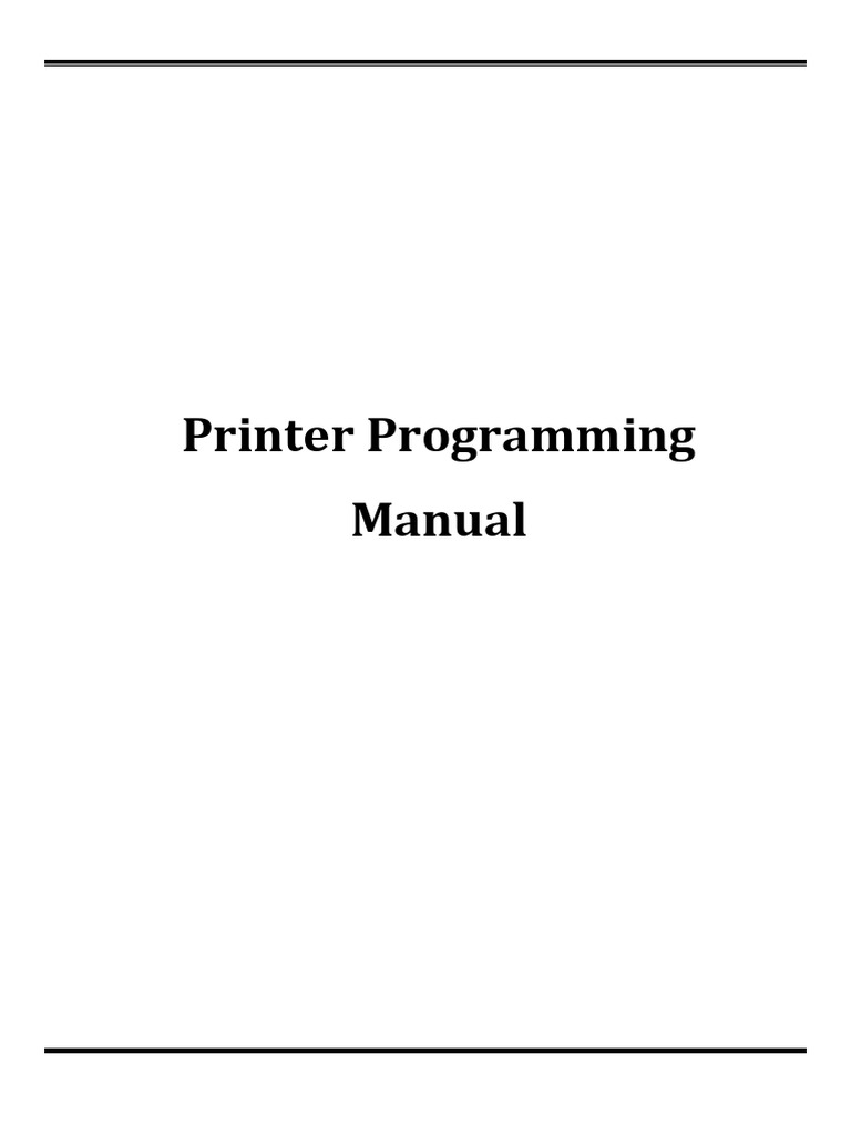 Programming Manual For ht300 | PDF