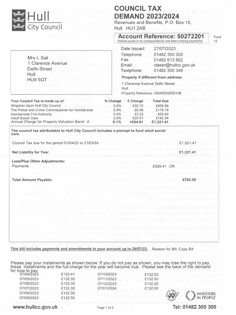 Council Tax HULL | PDF