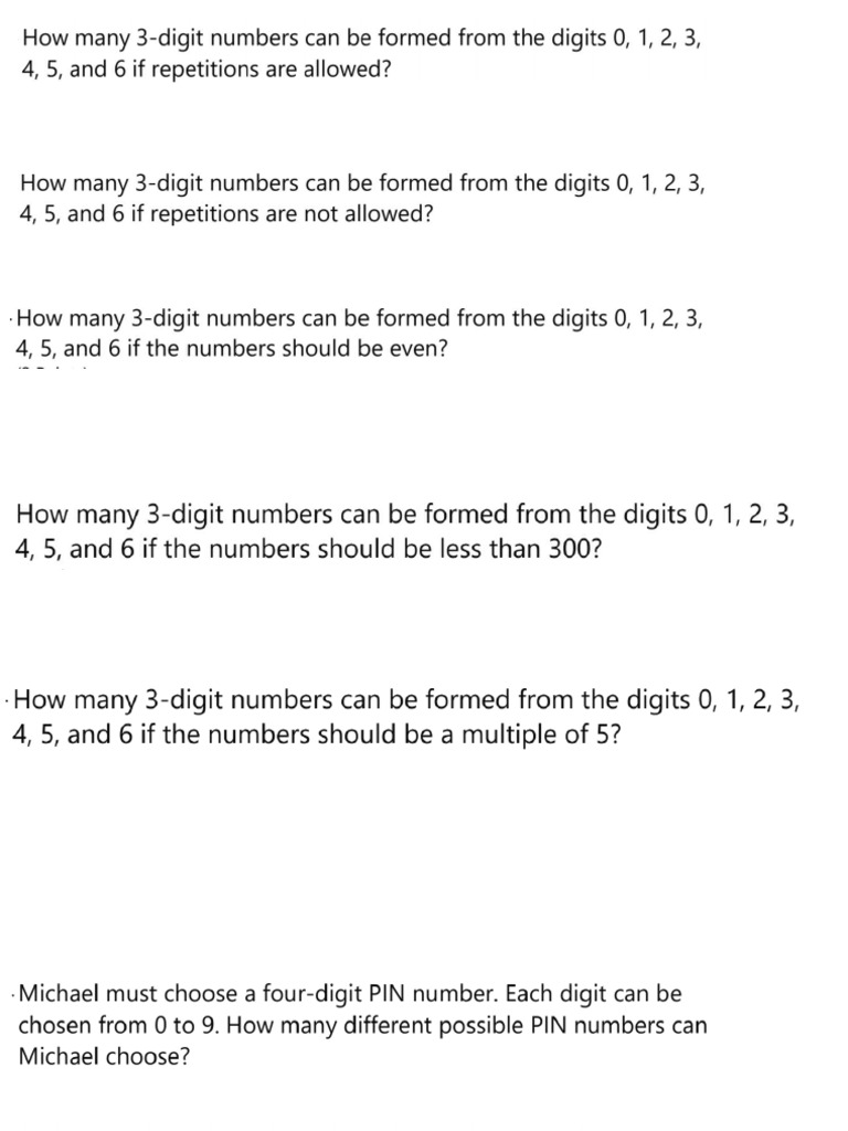 Lesson 9 Permutations And Combinations Pdf