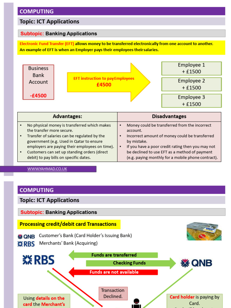 Student Notes (Banking Applications) | PDF
