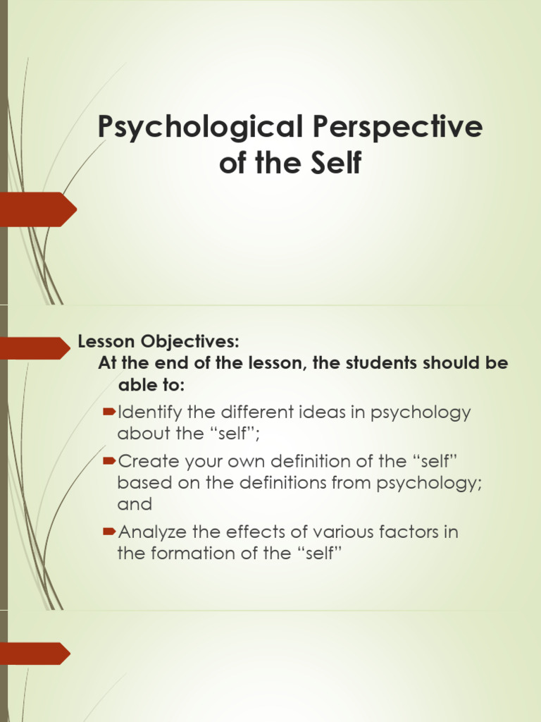 Psychological Perspectives on Self | PDF | Id | Archetype