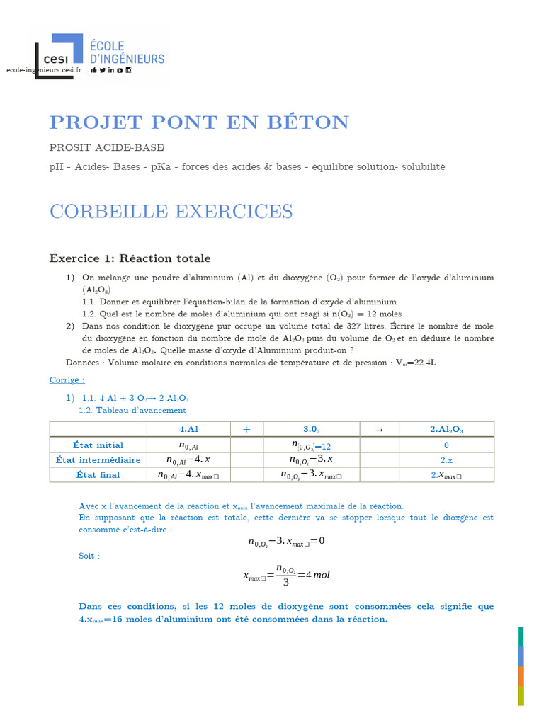 Corbeille Prosit 2 - Acides Bases-V6-Corrige | PDF