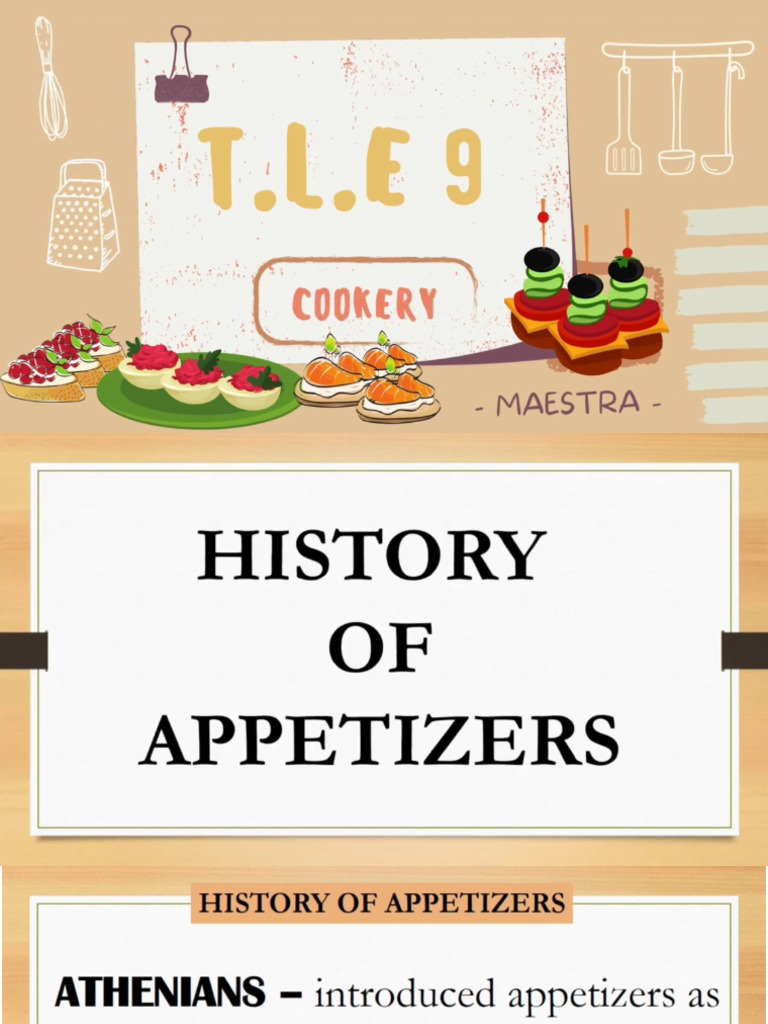 APPETIZER-PPT | PDF