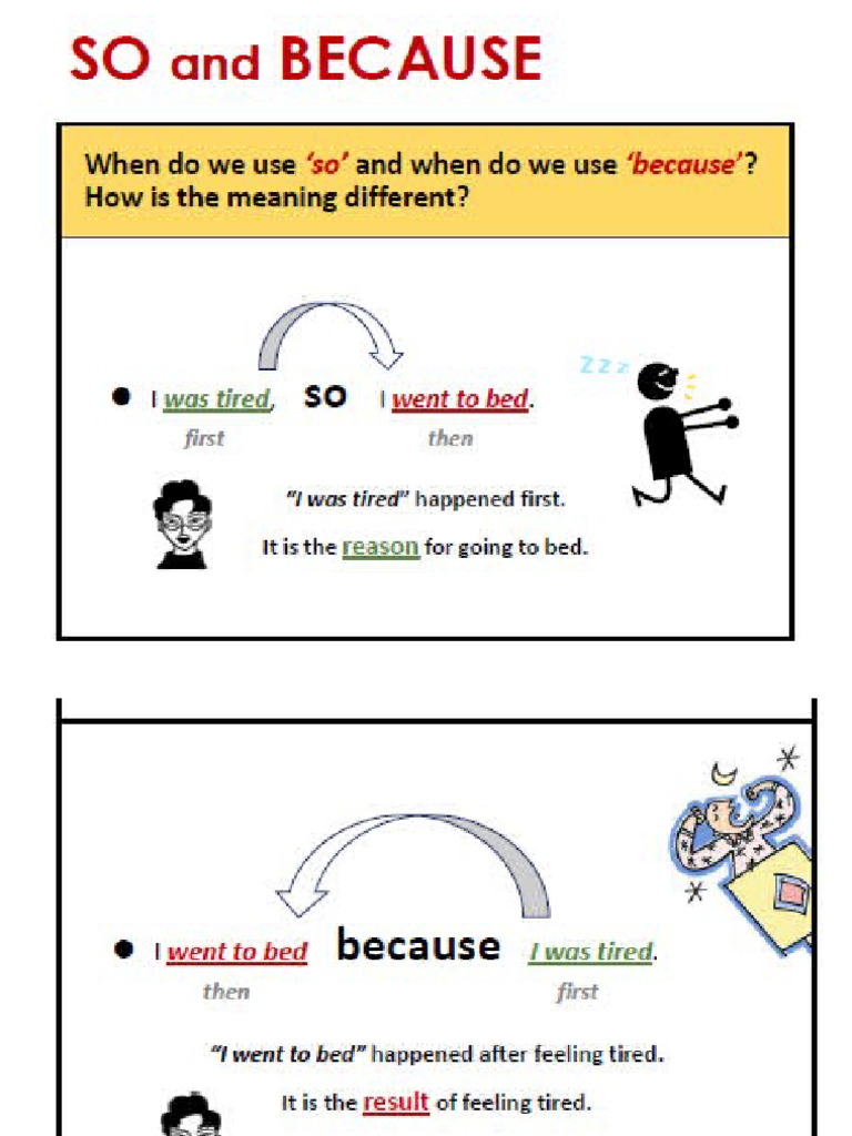 So and Because | PDF