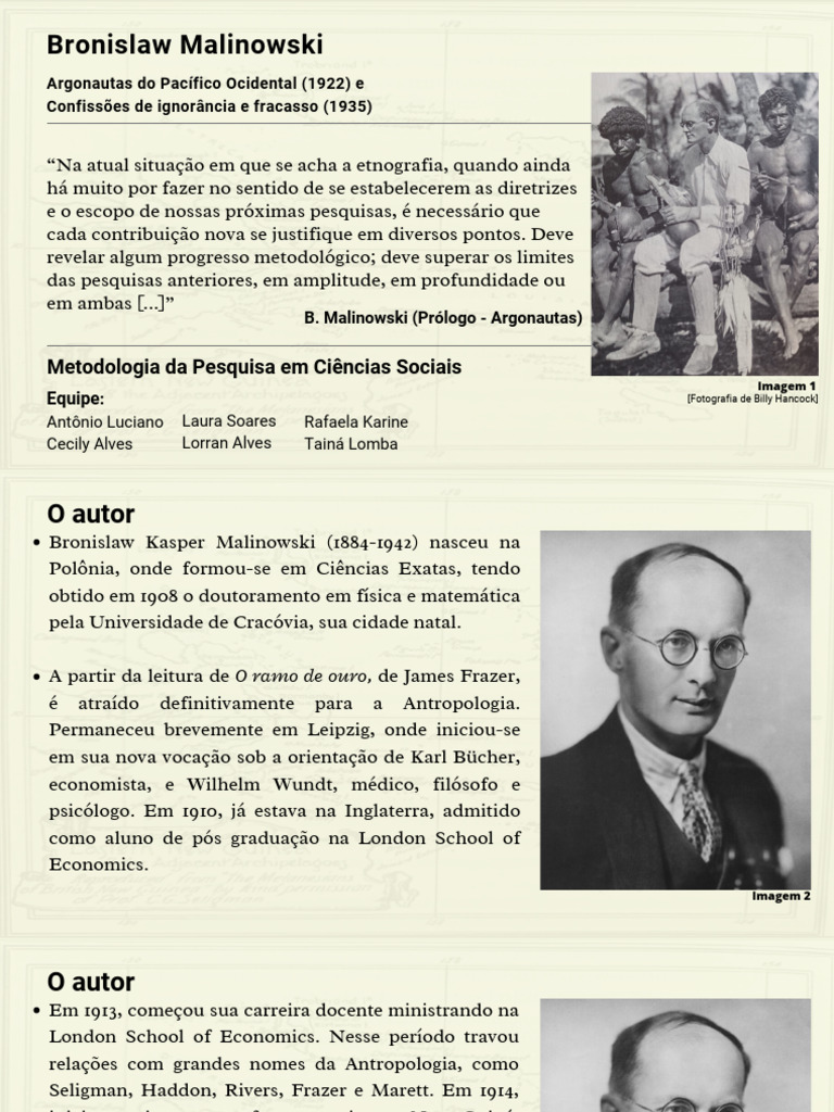 Bronislaw Malinowski | PDF