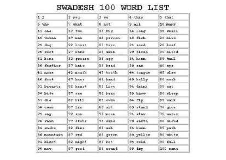 Word List | PDF