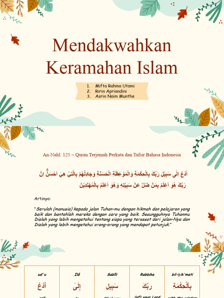Dakwah Keramahan dalam Islam | PDF