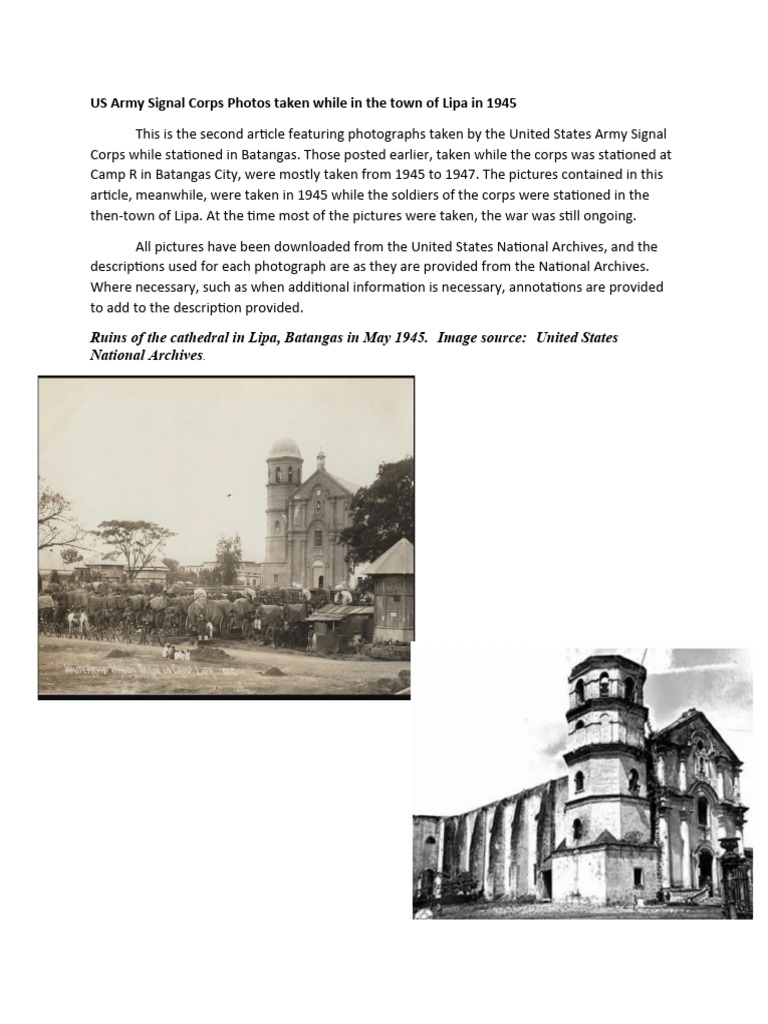 Cathedral Lipa | PDF