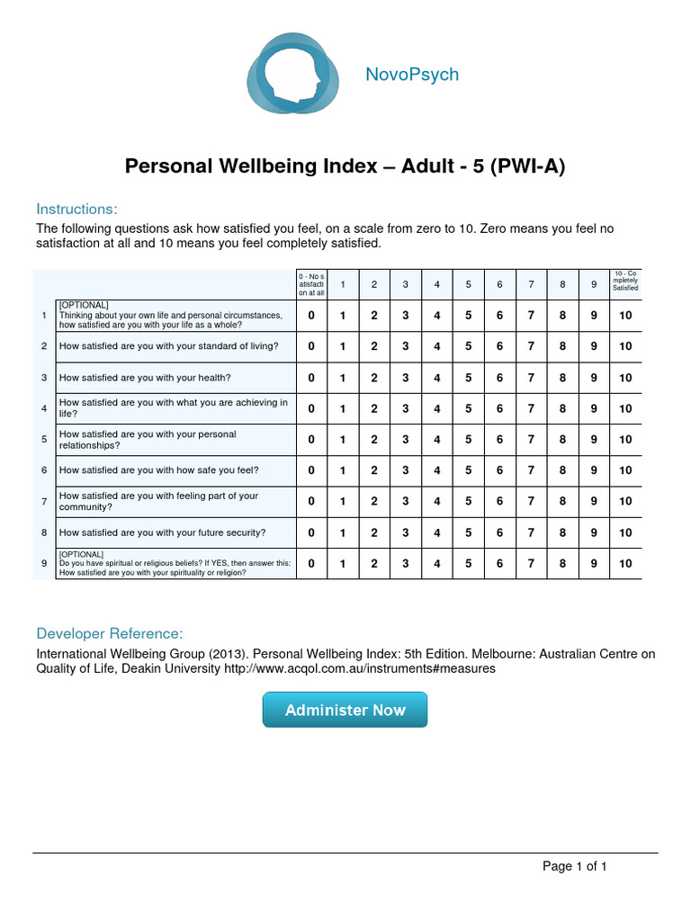 Pwi A | PDF | Psychology